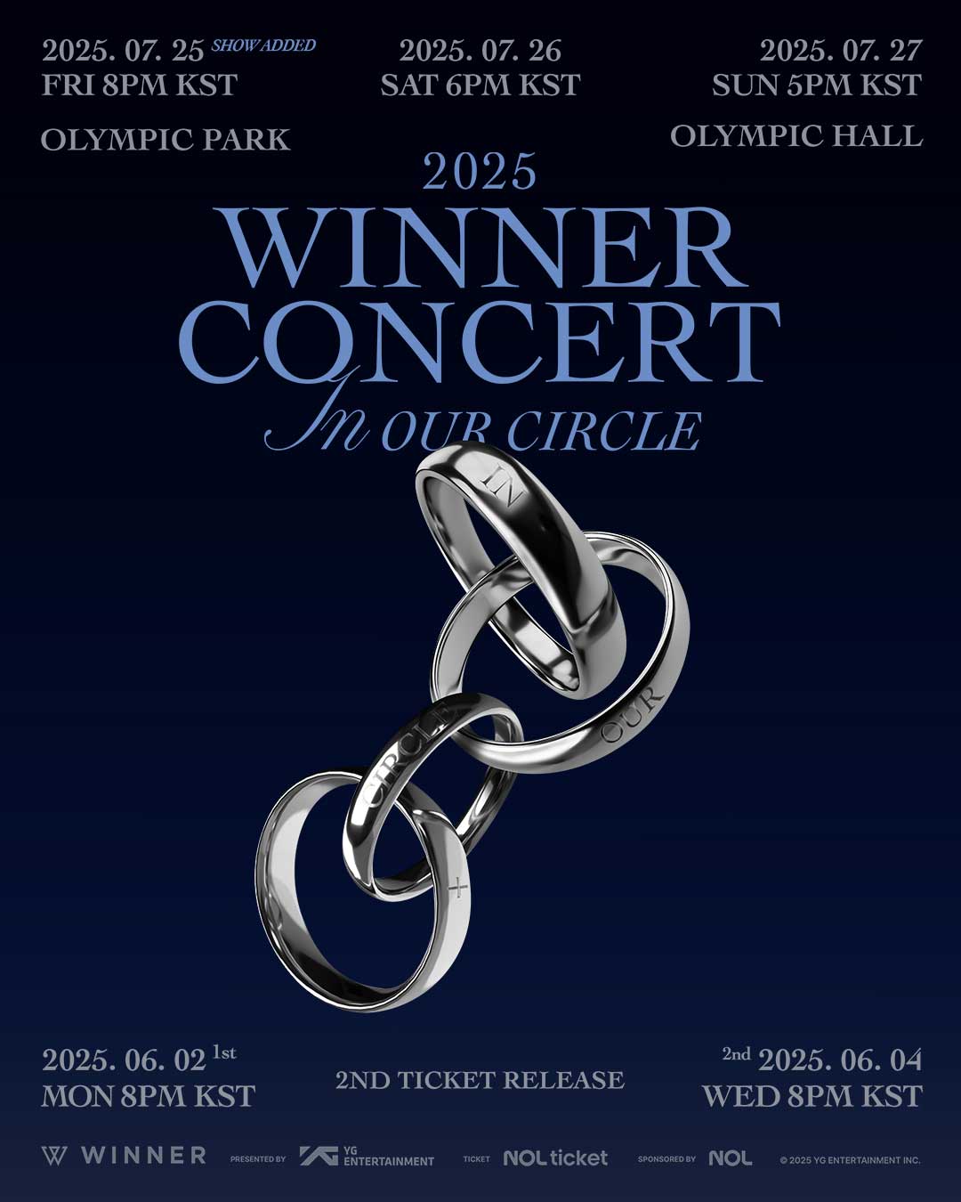 [NEW] 2025 WINNER Concert Schedule "IN OUR CIRCLE"