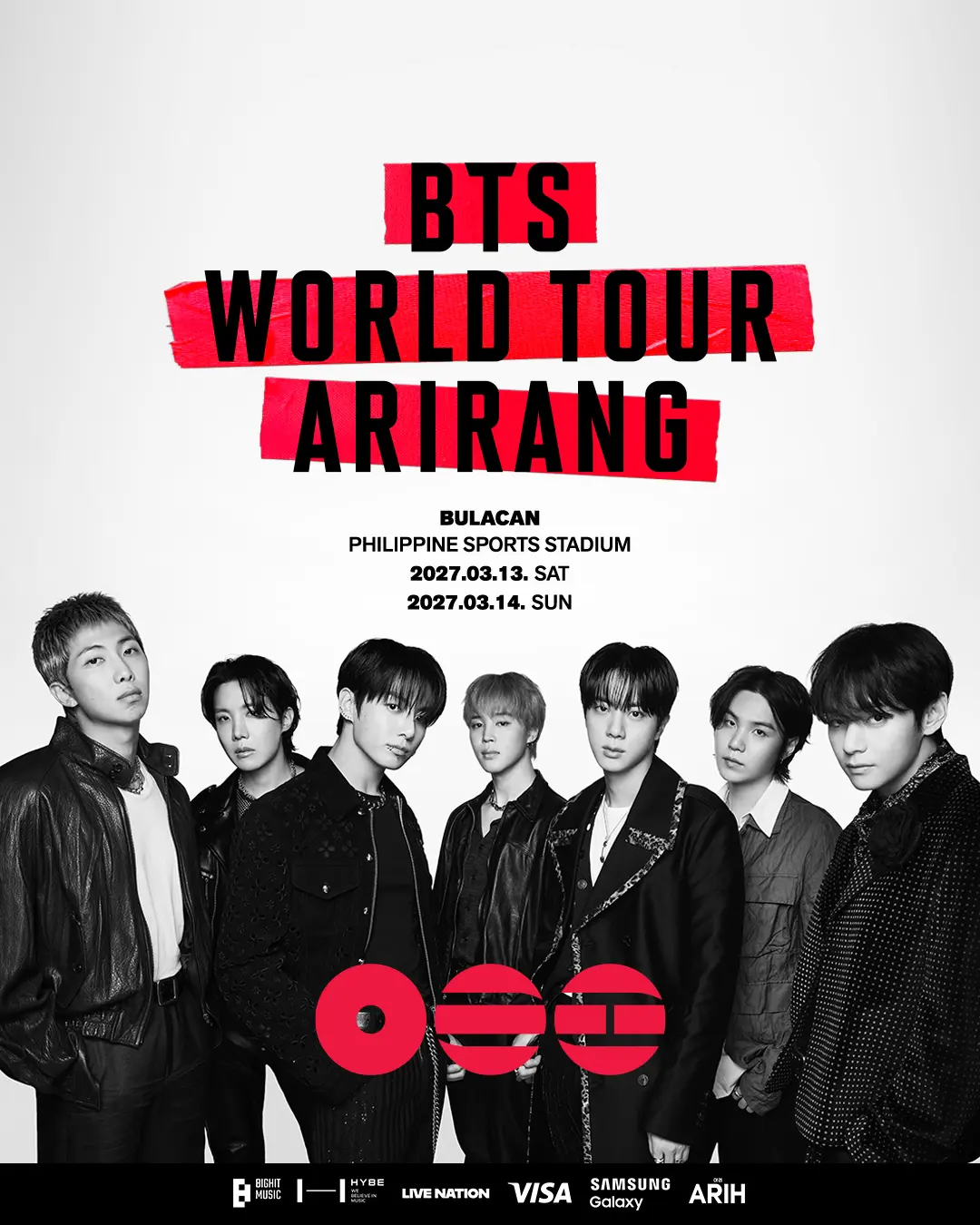 BTS Concerts Bulacan 2027 – ARIRANG World Tour