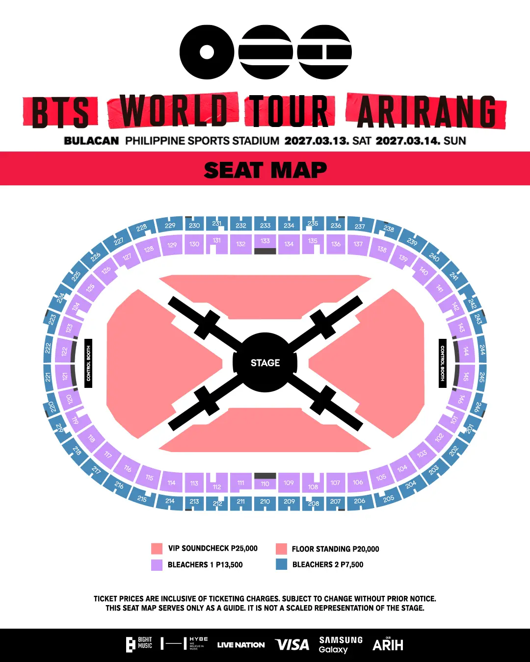 BTS Concerts Bulacan 2027 – ARIRANG World Tour