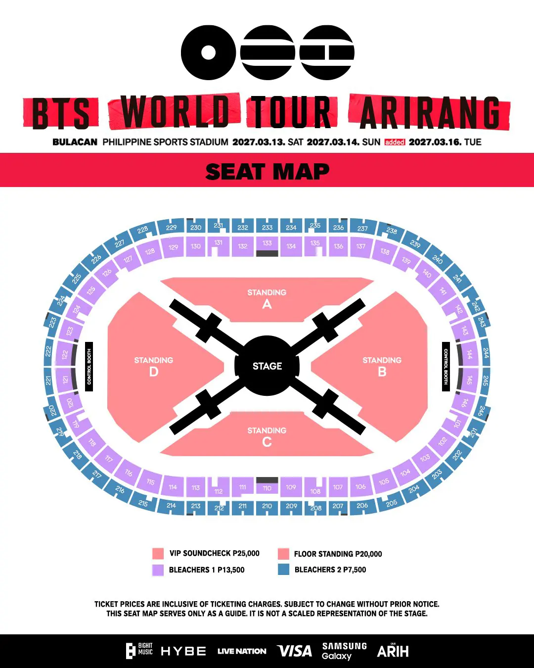 BTS Concerts Bulacan 2027 – ARIRANG World Tour