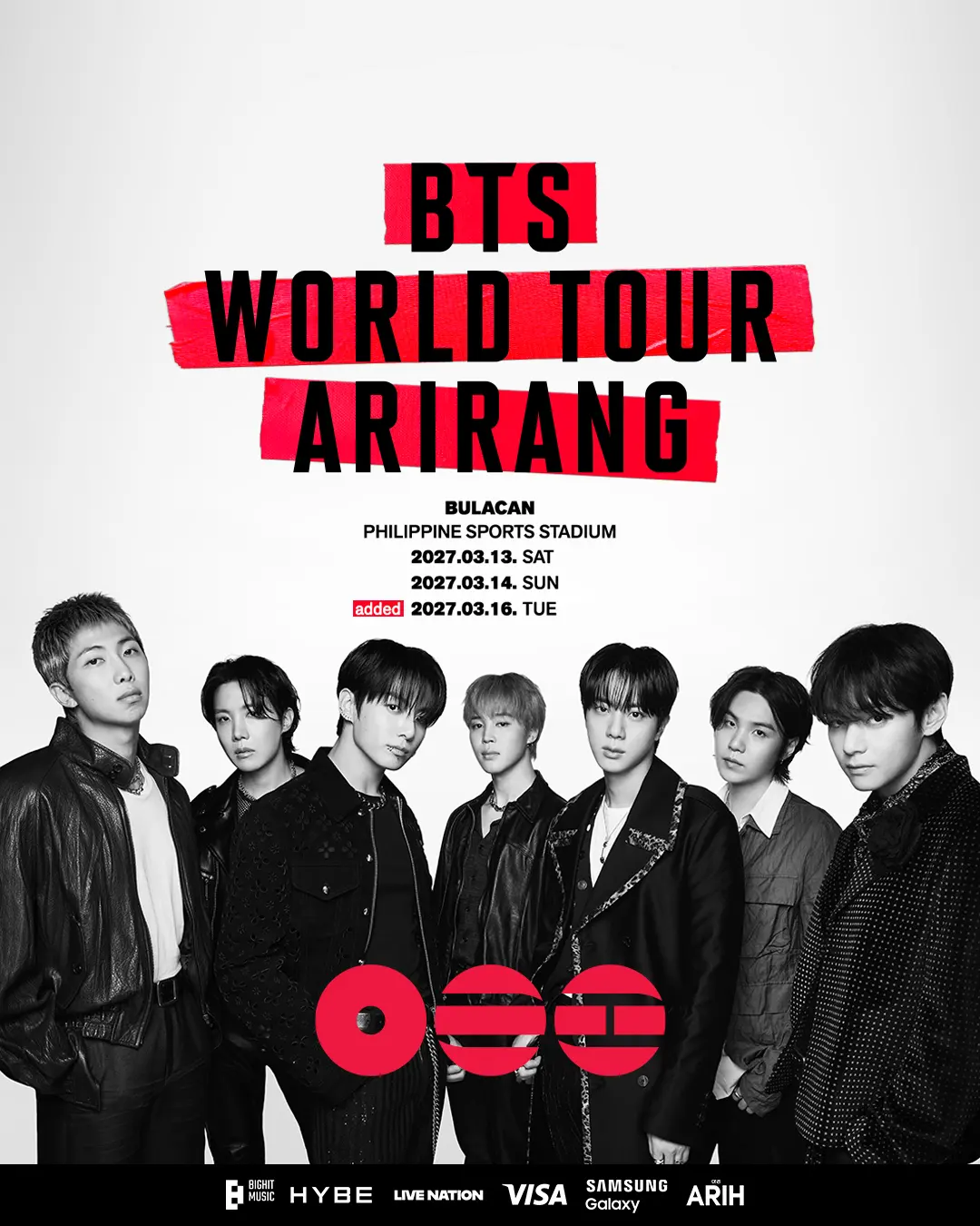 BTS Concerts Bulacan 2027 – ARIRANG World Tour