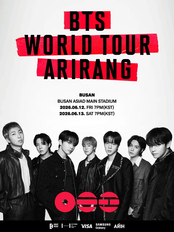 BTS Concert Busan 2026 – ARIRANG World Tour