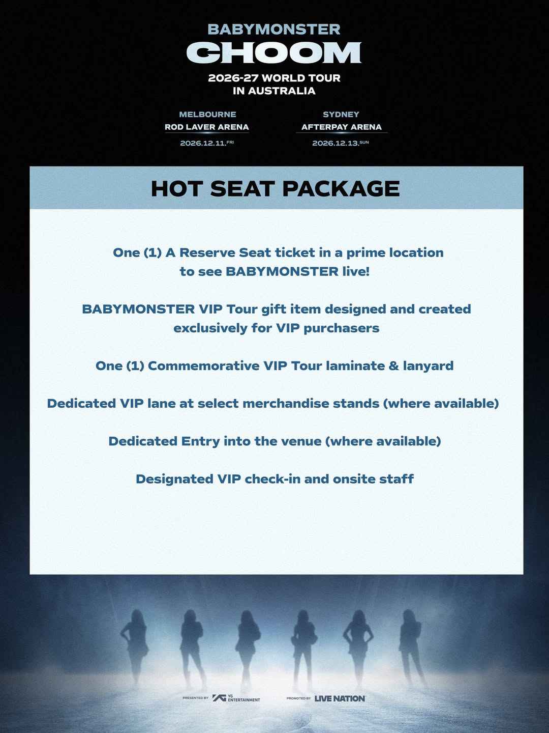 BABYMONSTER Concert Sydney 2026 – CHOOM World Tour