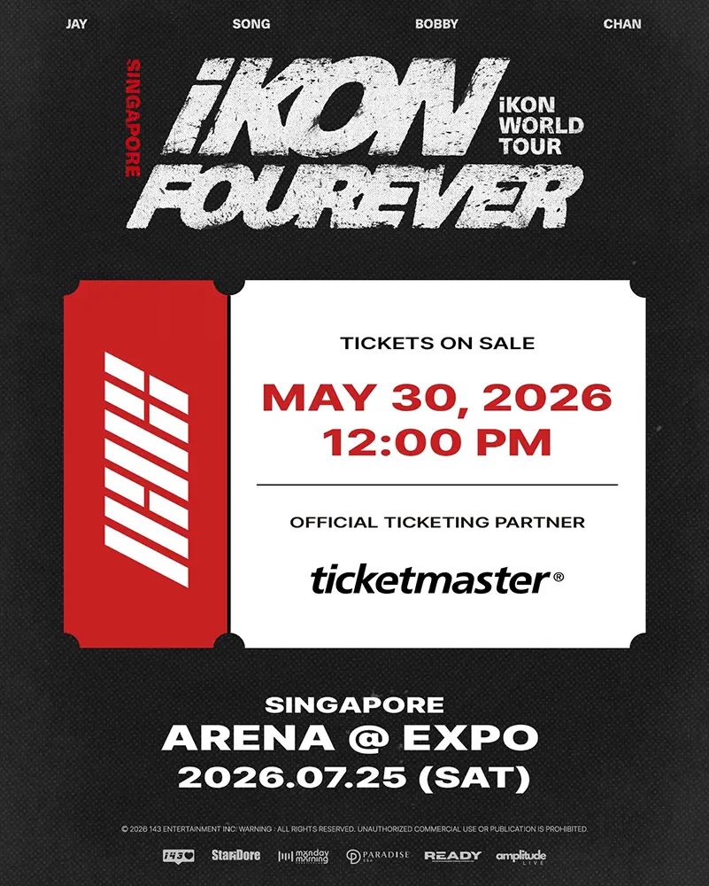 iKON Concert Singapore 2026 – FOUREVER World Tour