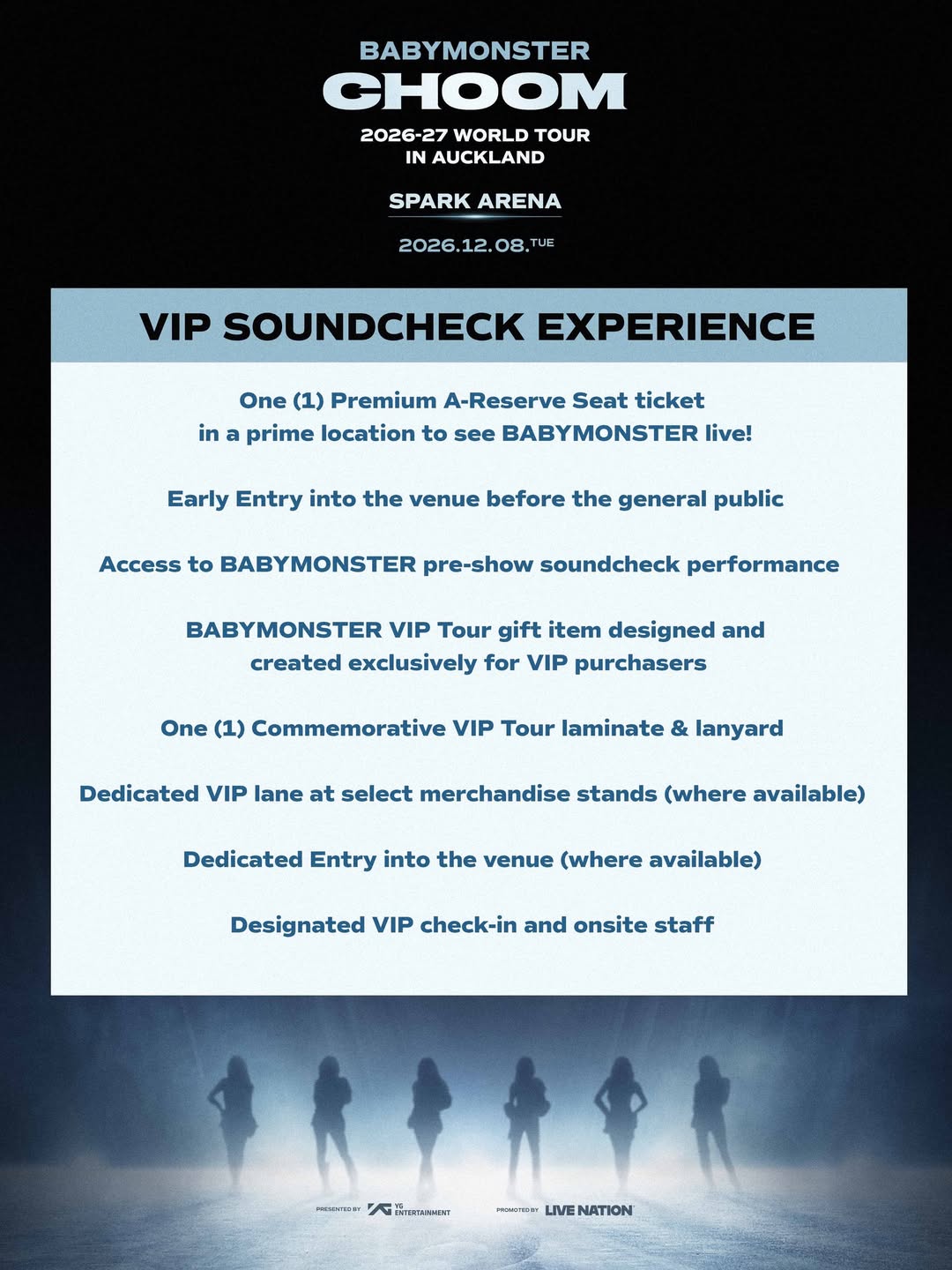 BABYMONSTER Concert Auckland 2026 – CHOOM World Tour